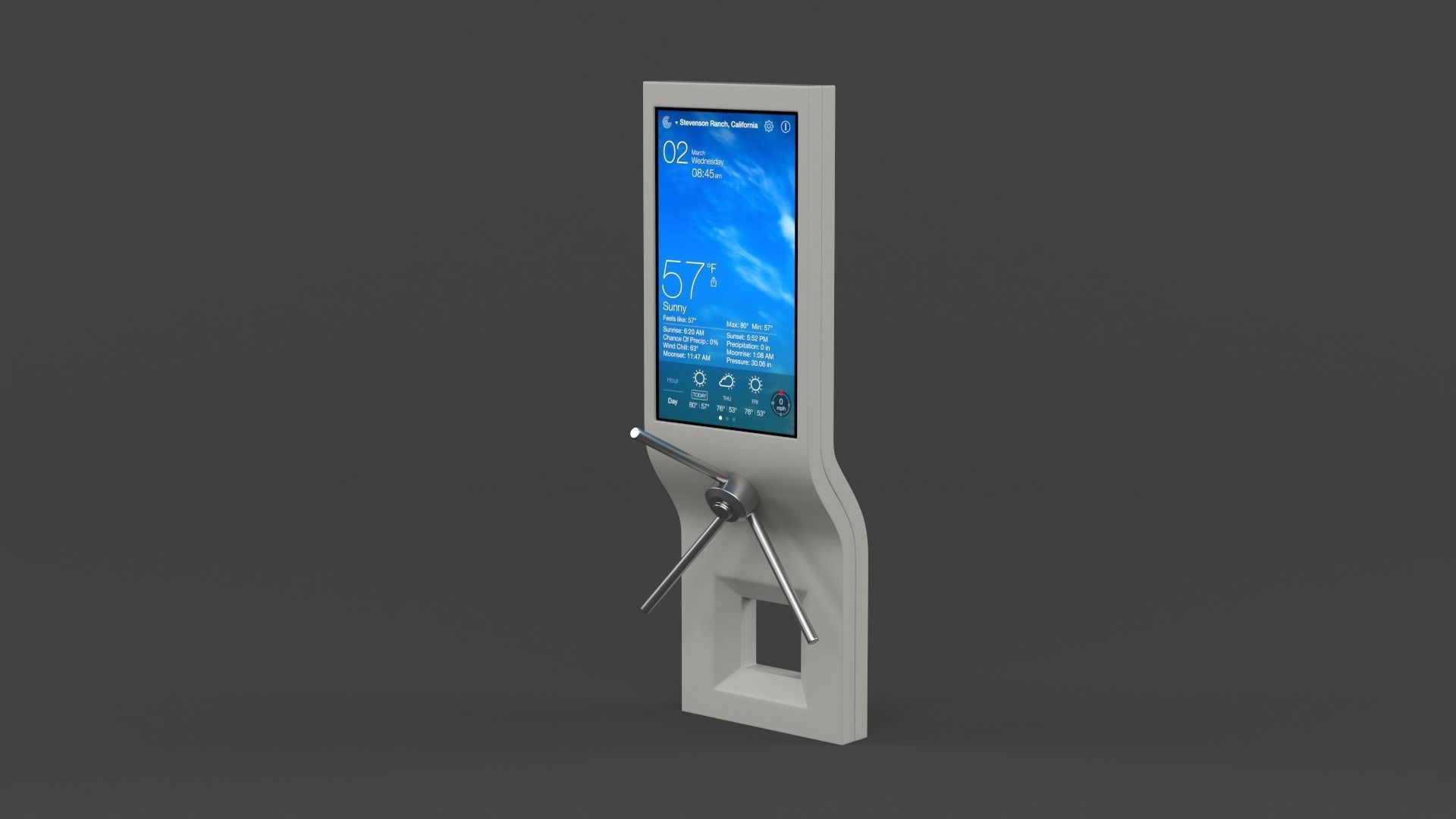 Touch Screen 3D model | CGTrader