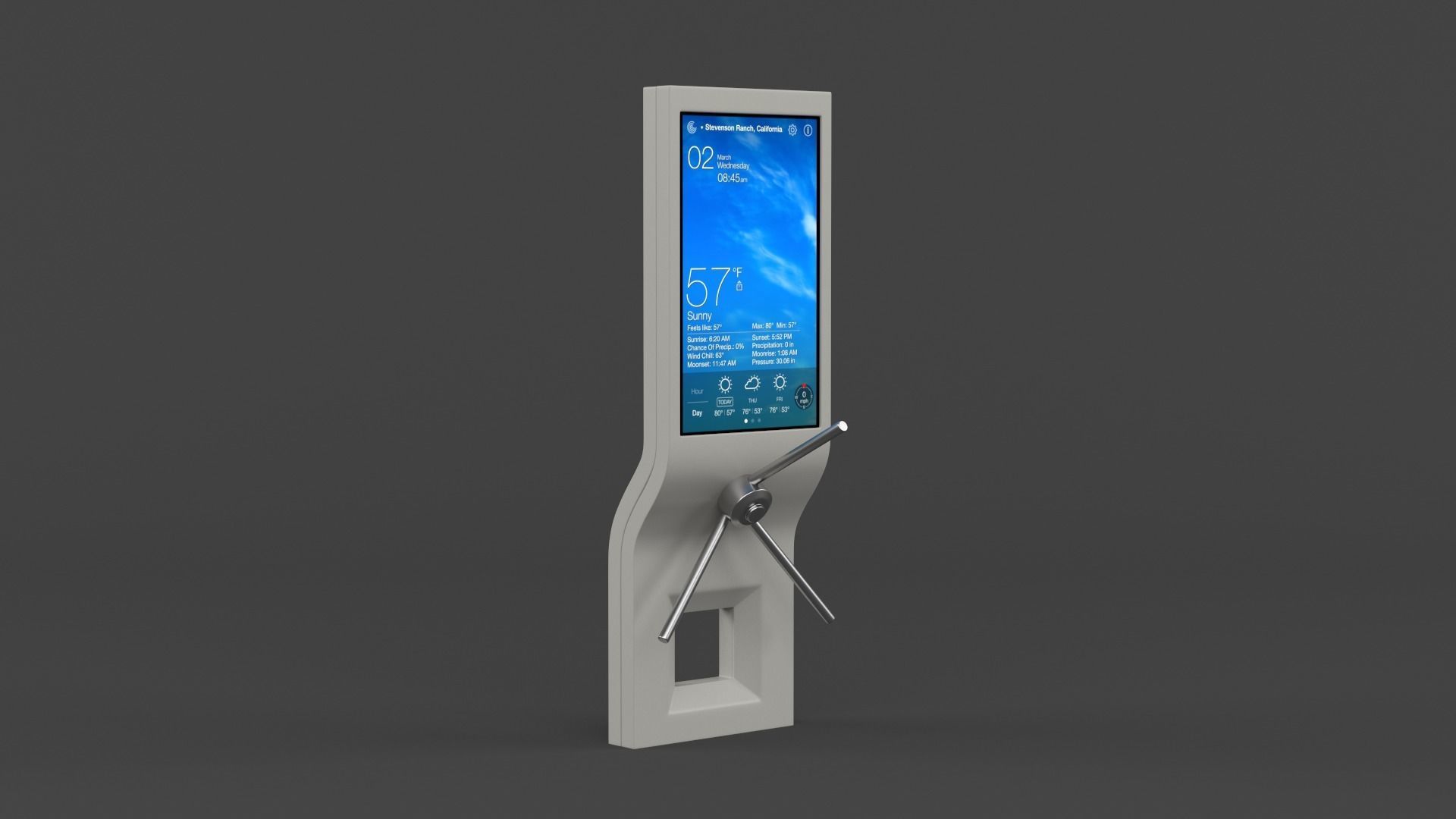 Touch Screen 3D model | CGTrader