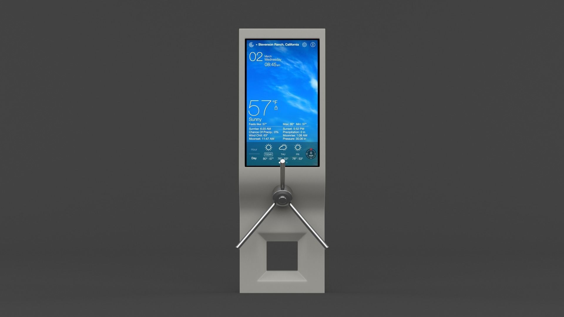 Touch Screen 3D model | CGTrader