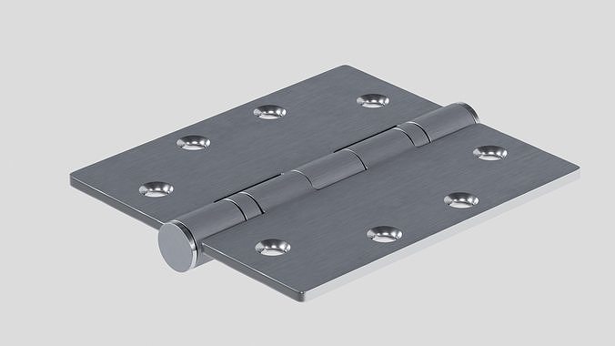 Two Ball Bearing Door Hinge for Blender 3D model | CGTrader