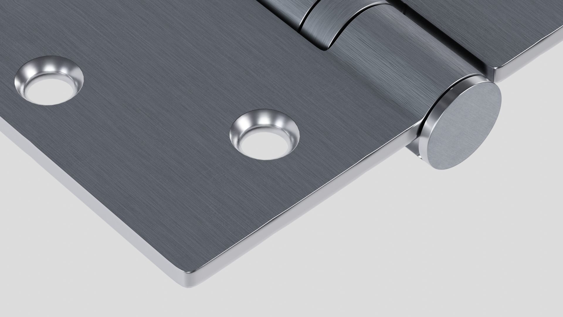Two Ball Bearing Door Hinge for Blender 3D model | CGTrader