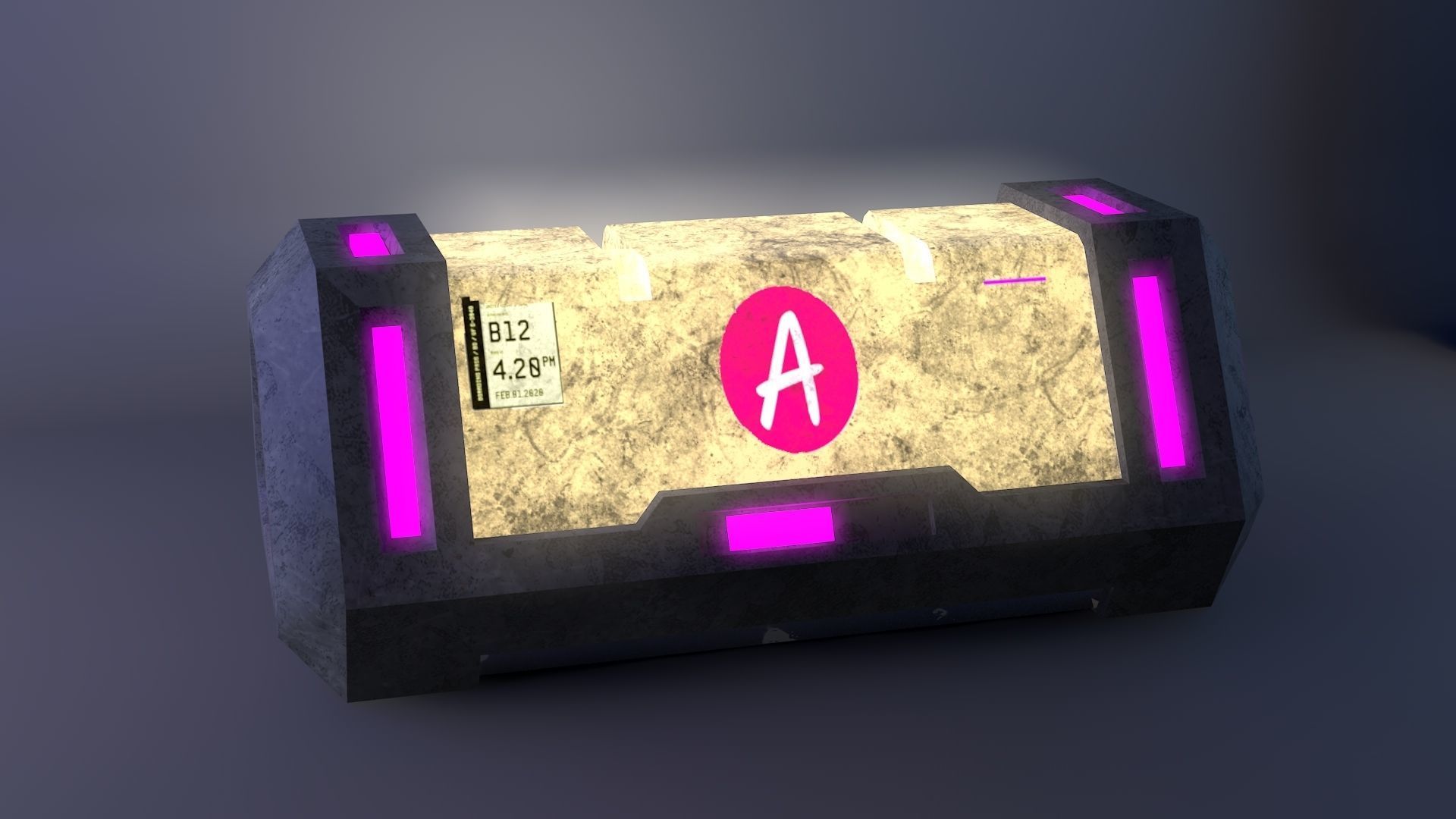 NFT Lootbox free 3D model | CGTrader