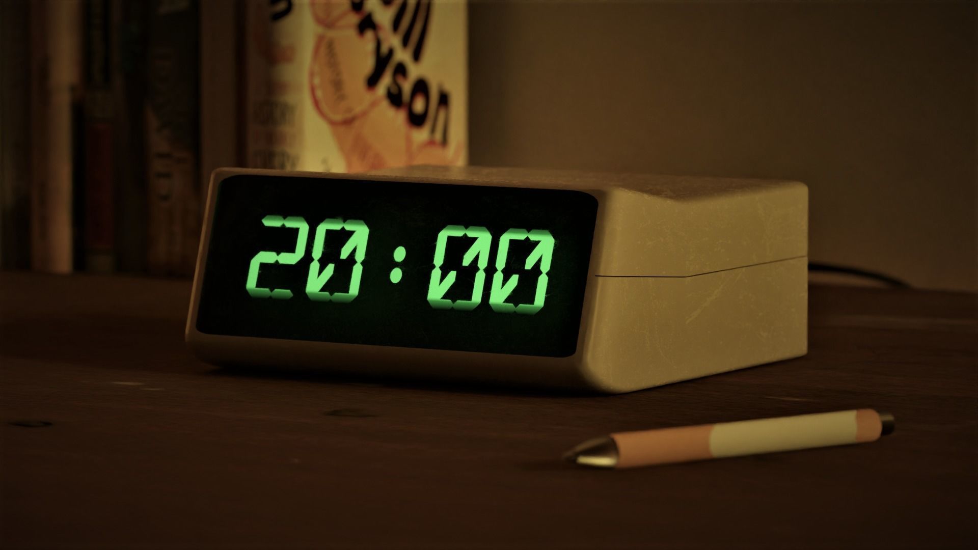 Braun DN40 Electronic Clock free VR / AR / low-poly 3D model | CGTrader