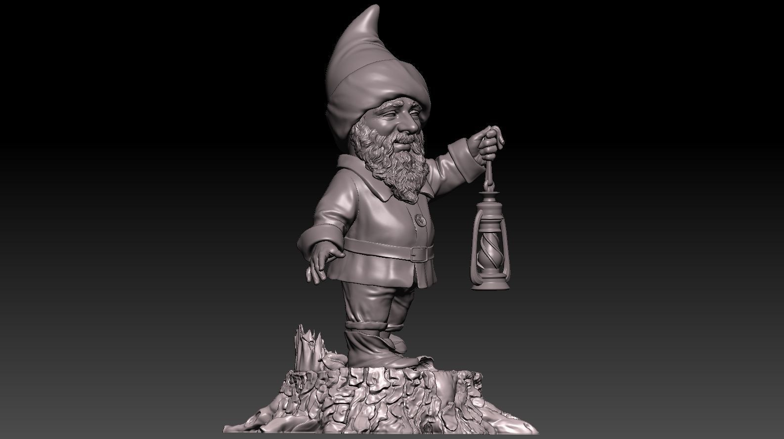 Garden Gnome 3D print model 3D model 3D printable | CGTrader