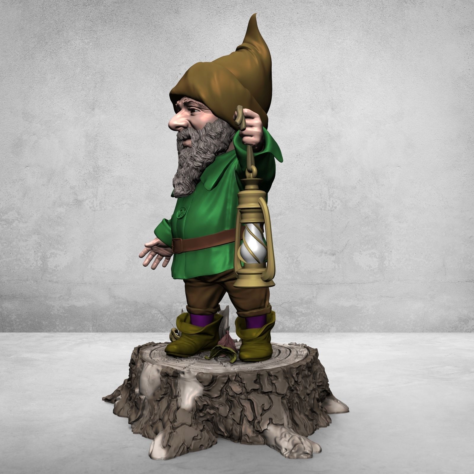 Garden Gnome 3D print model 3D model 3D printable | CGTrader