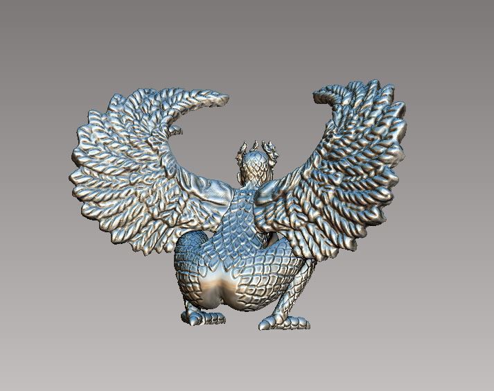 Alkonost 3D model 3D printable | CGTrader