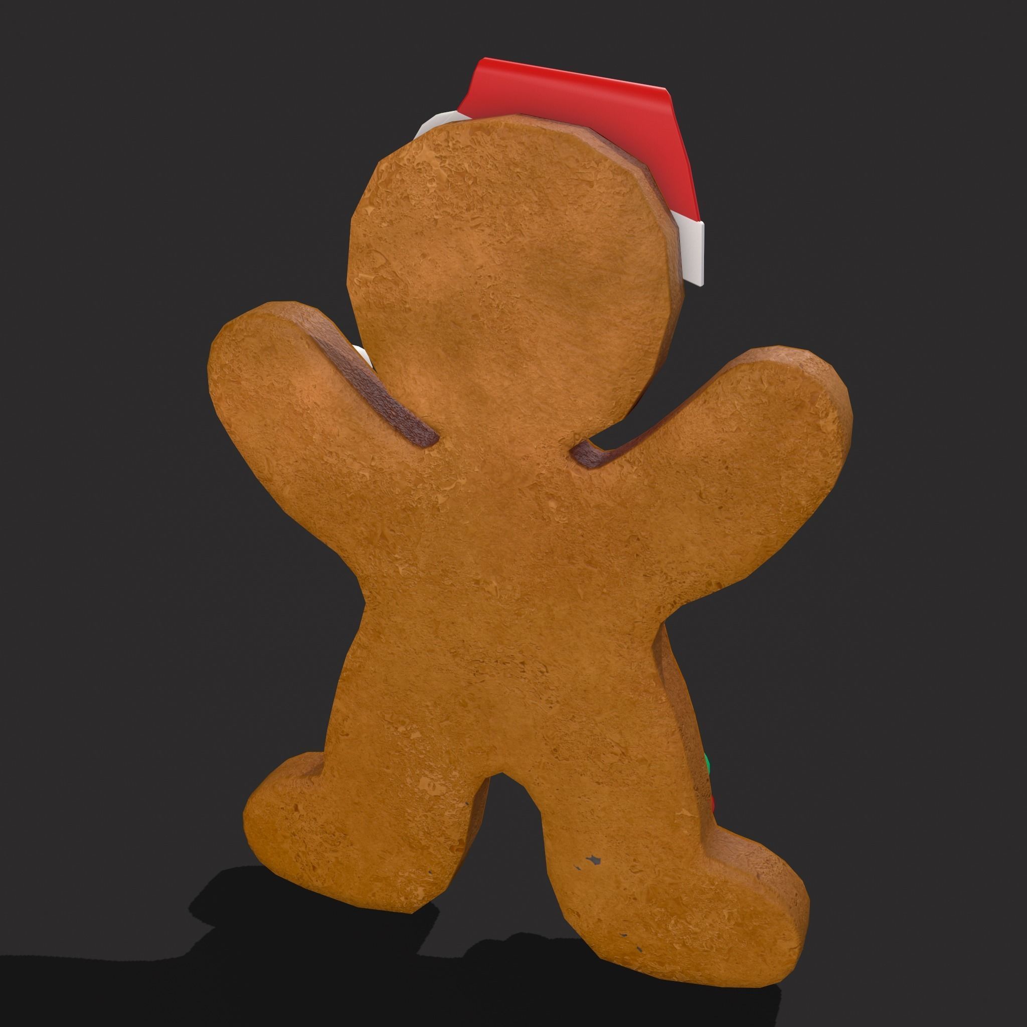 Christmas Gingerbread Man Cookies free VR / AR / low-poly 3D model ...