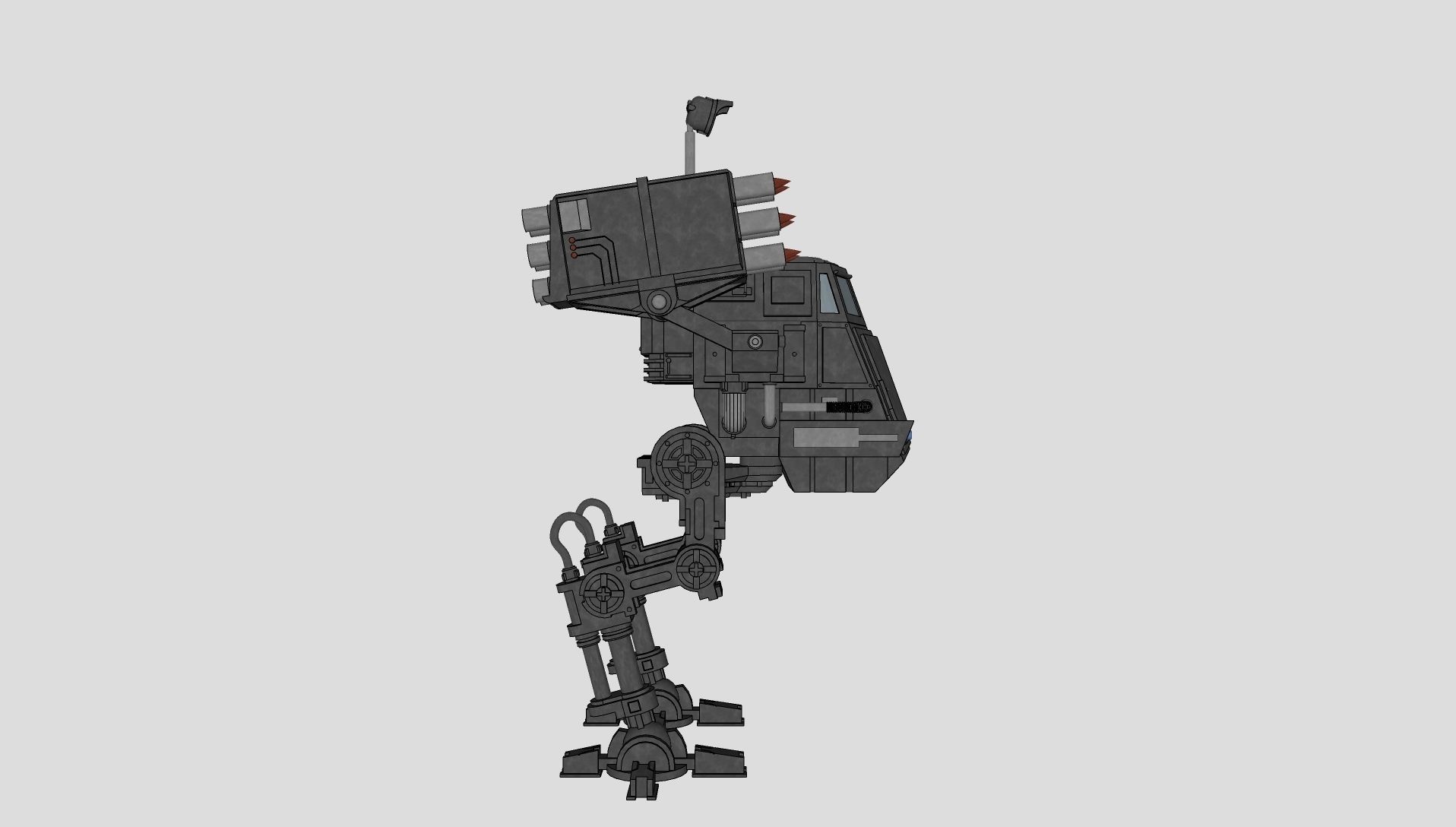 Support Sentinel with Missile Pod 3D model | CGTrader
