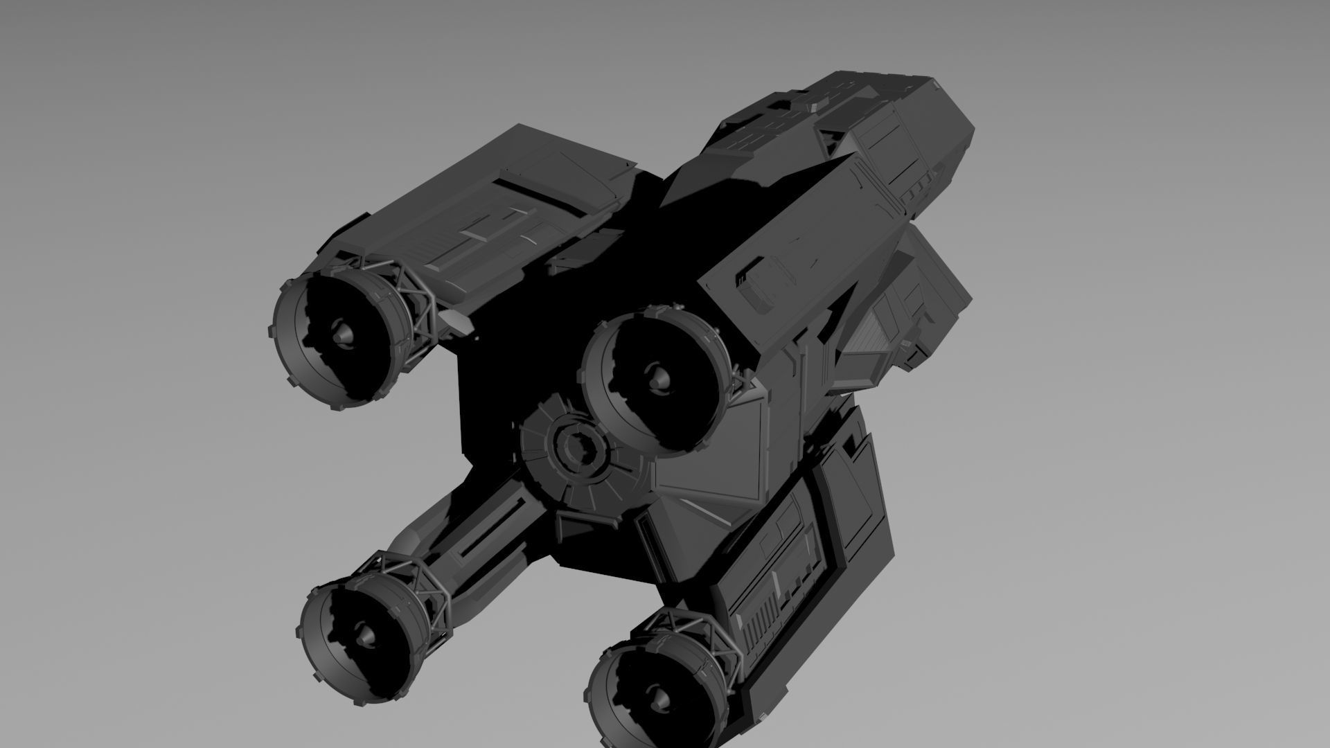 Expanse FN Pella - MCRN Light Cruiser 3D model 3D printable | CGTrader