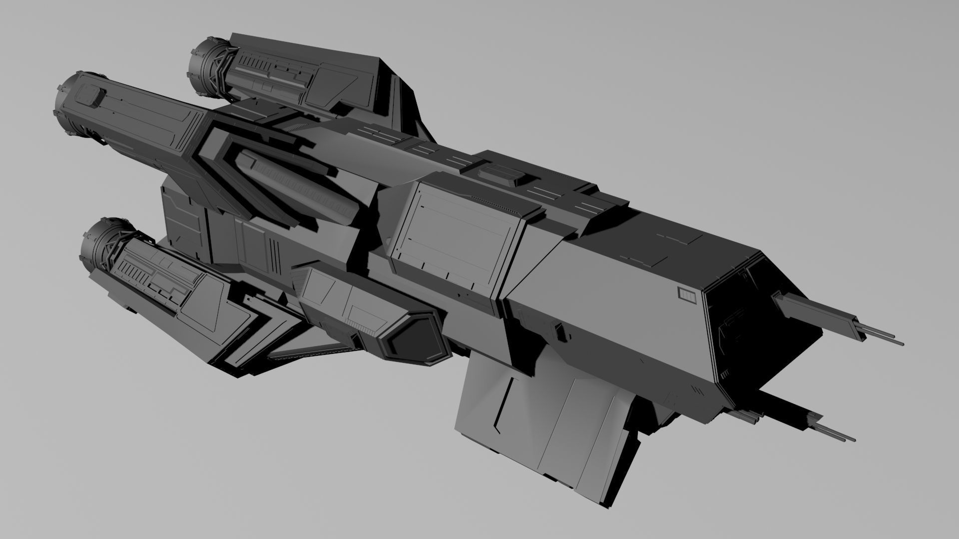 Expanse FN Pella - MCRN Light Cruiser 3D model 3D printable | CGTrader