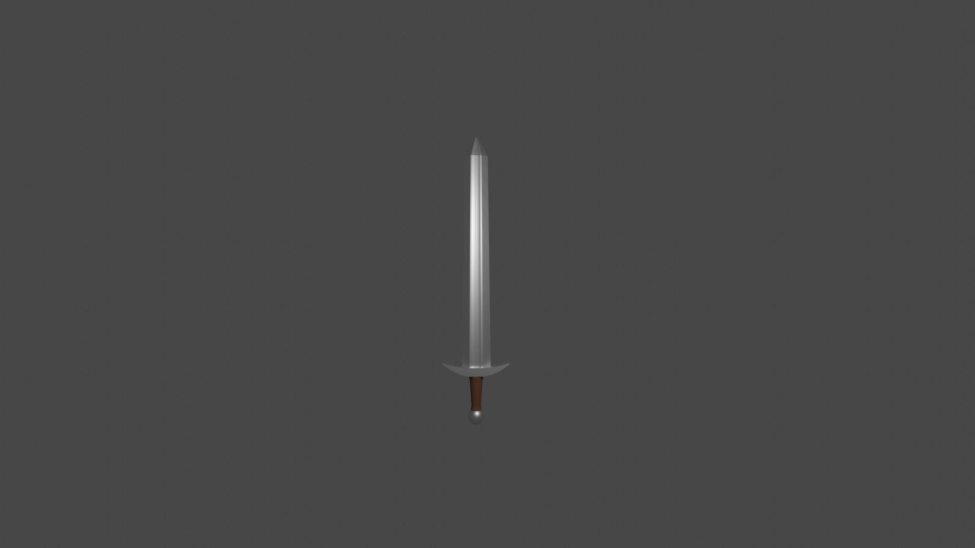 Melee sword low-poly free VR / AR / low-poly 3D model | CGTrader