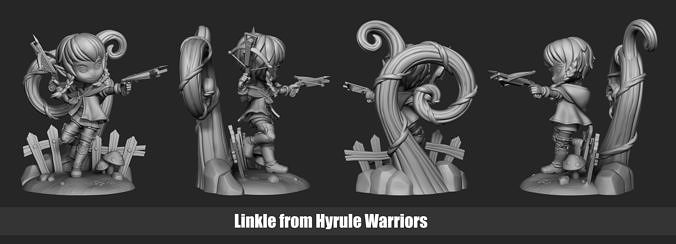 Linkle Chibi from Hyrule Warriors 3D model 3D printable | CGTrader