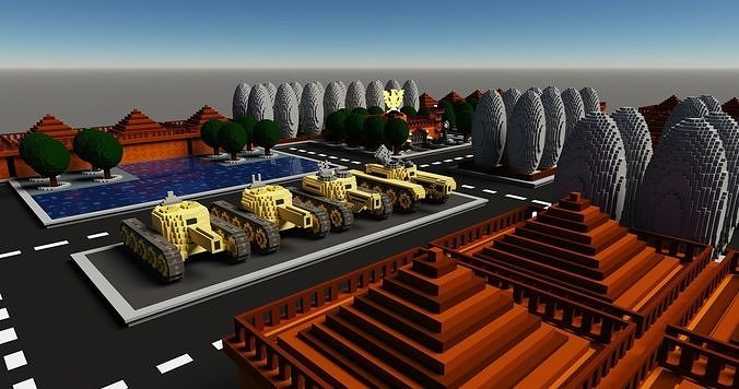 Tanks 3D Dandy 3D model | CGTrader