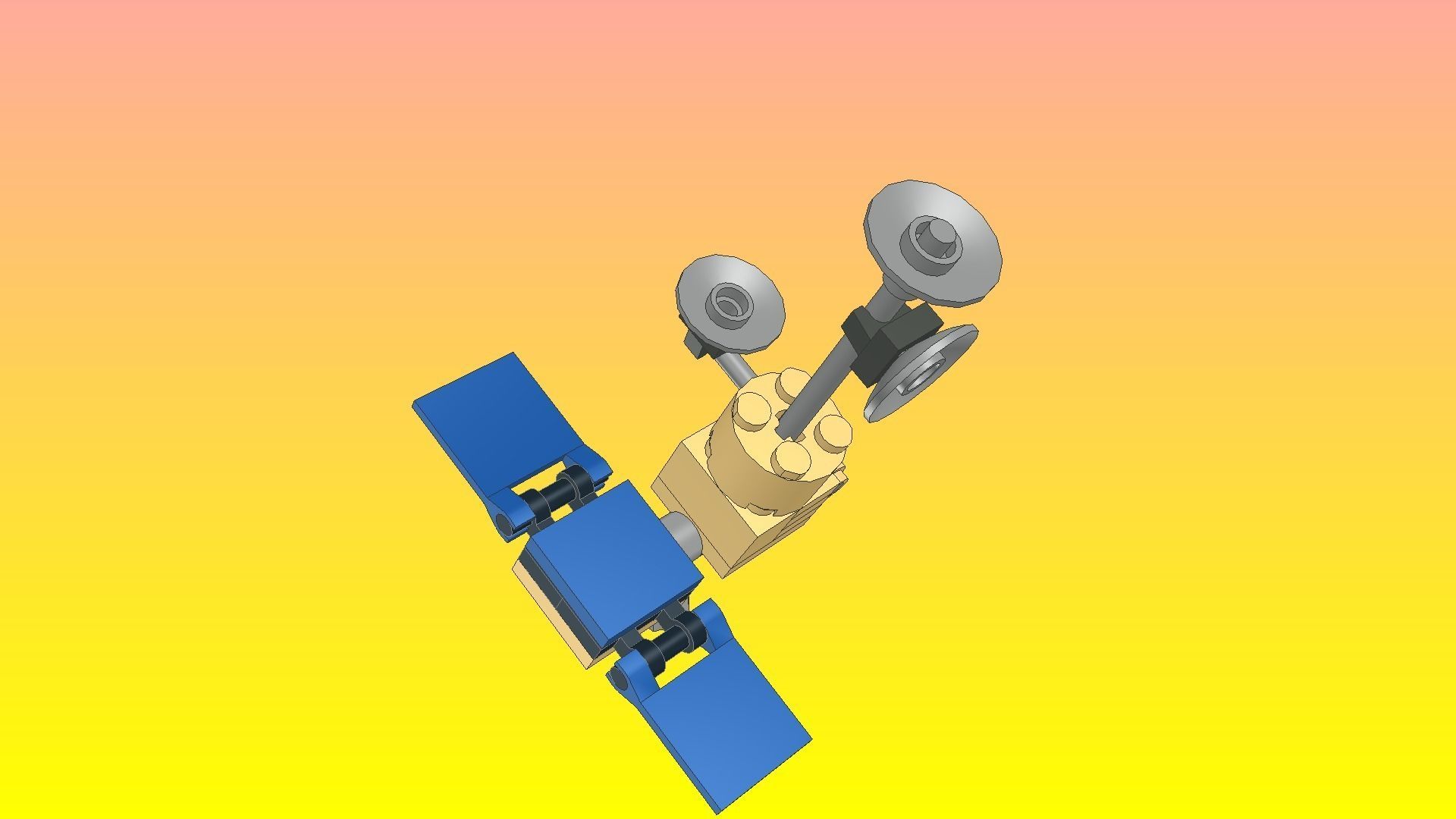Lego Satellite Model 512 3D model | CGTrader