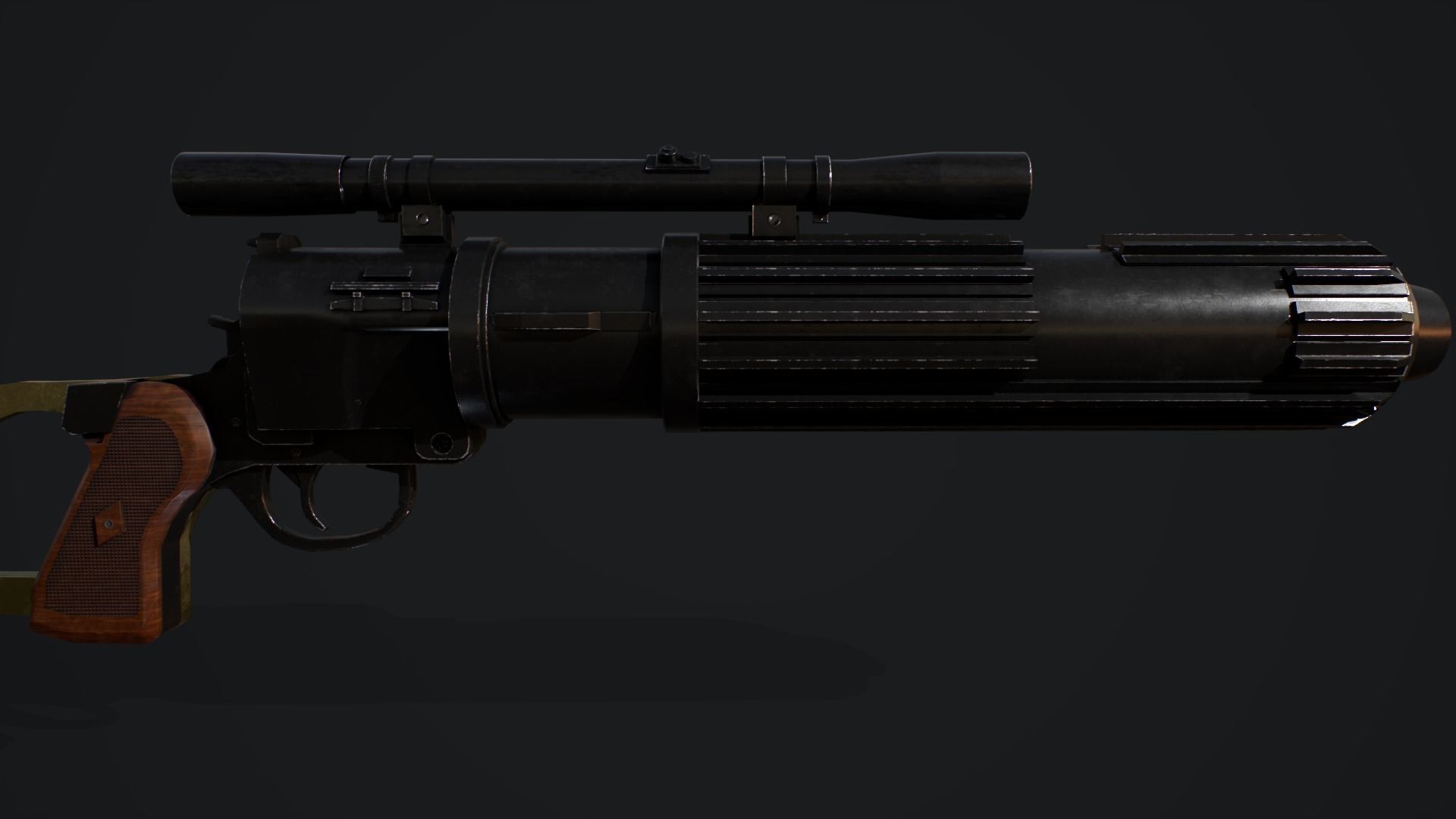 3D model Boba Fetts Blaster EE 3 Carbine VR / AR / low-poly | CGTrader