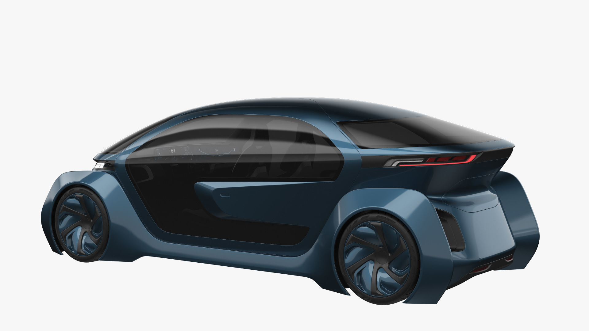 Self-Driving Car Concept 2 3D model | CGTrader