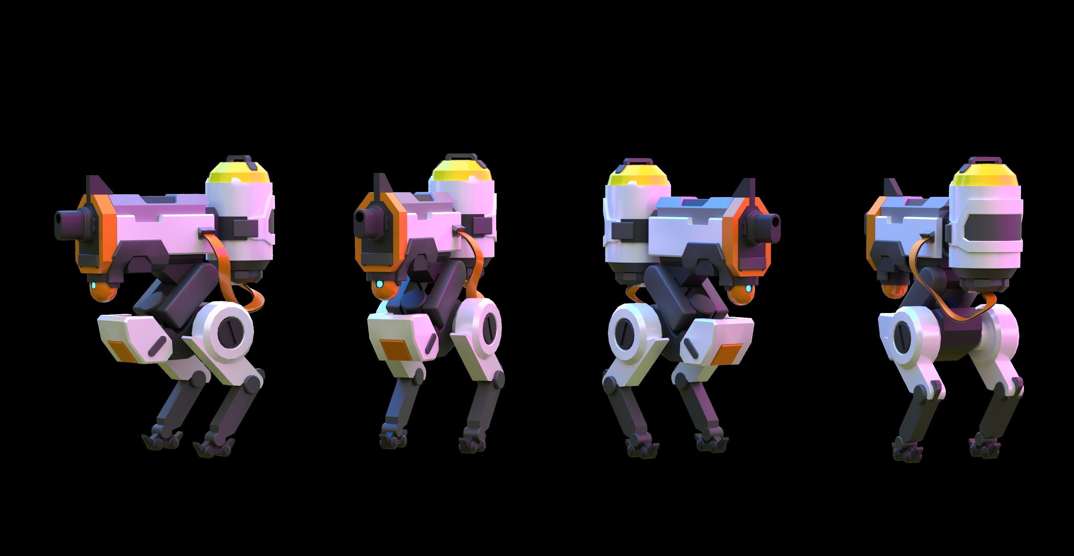 3D model Valorant Killjoy Gun Bot VR / AR / low-poly | CGTrader