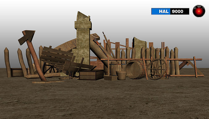 Medieval trash 3D model | CGTrader