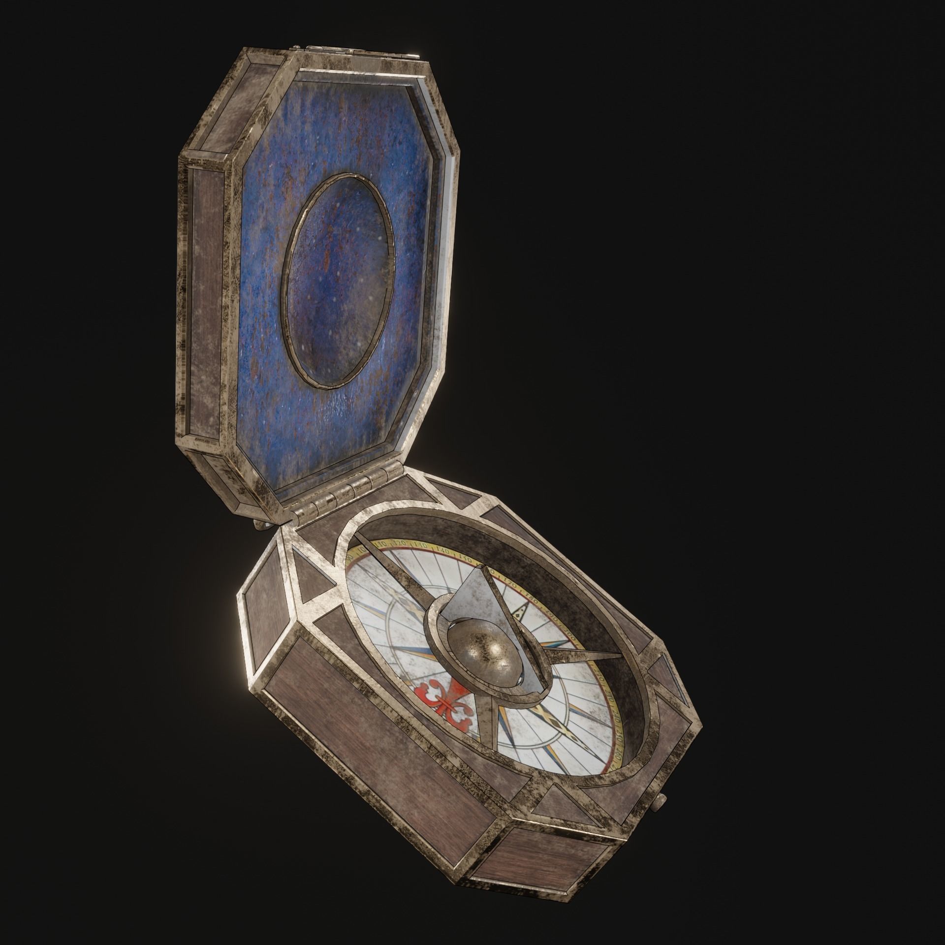 Compass old free VR / AR / low-poly 3D model | CGTrader