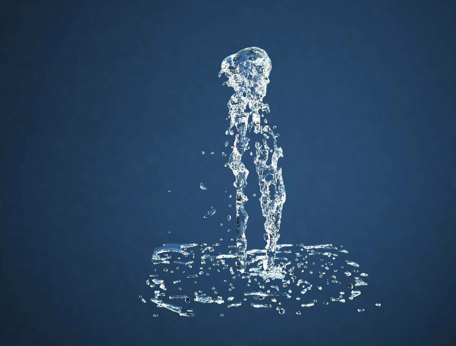animated little fountain 3D model animated | CGTrader