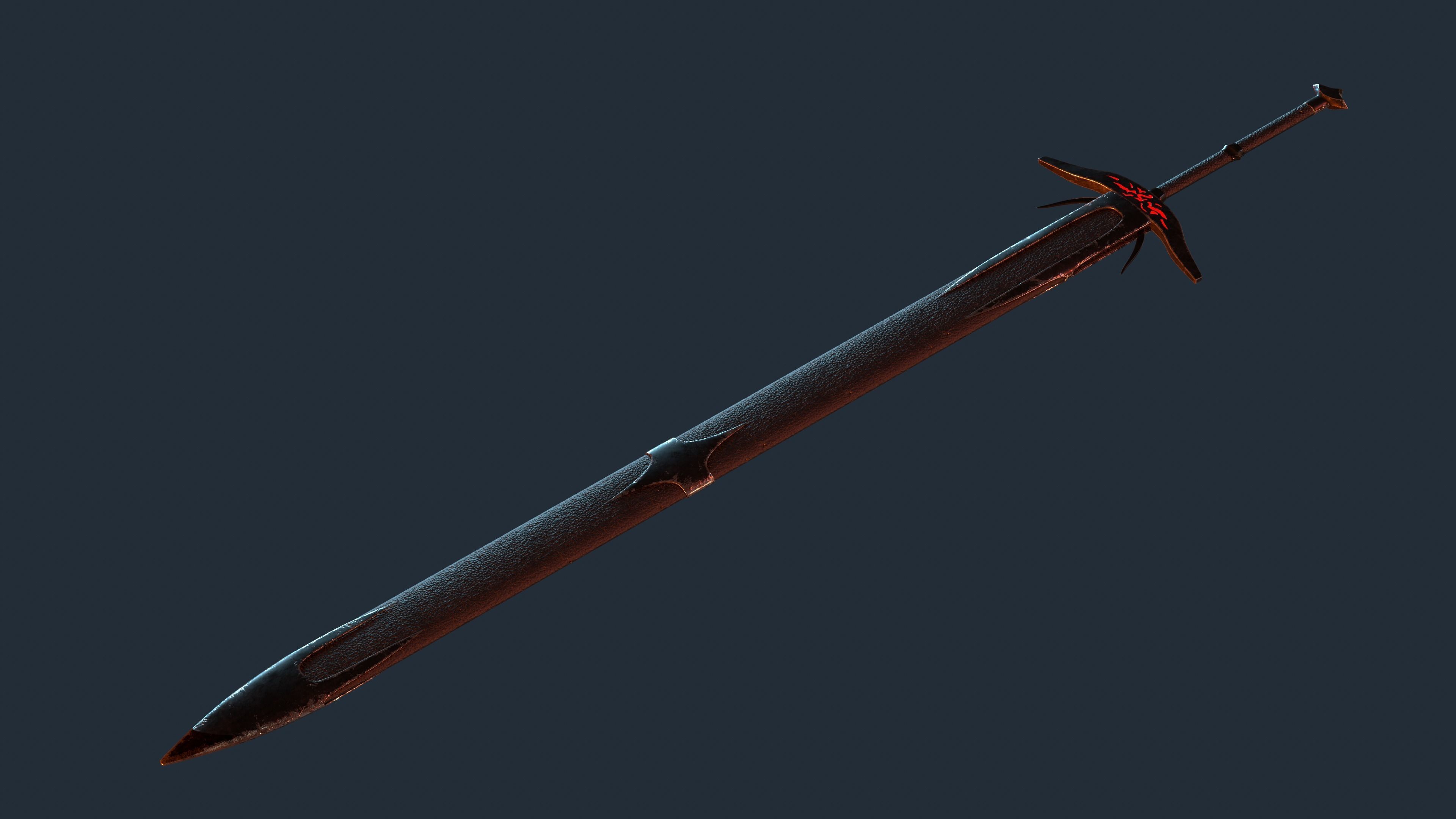 Sword Dark 3D model | CGTrader