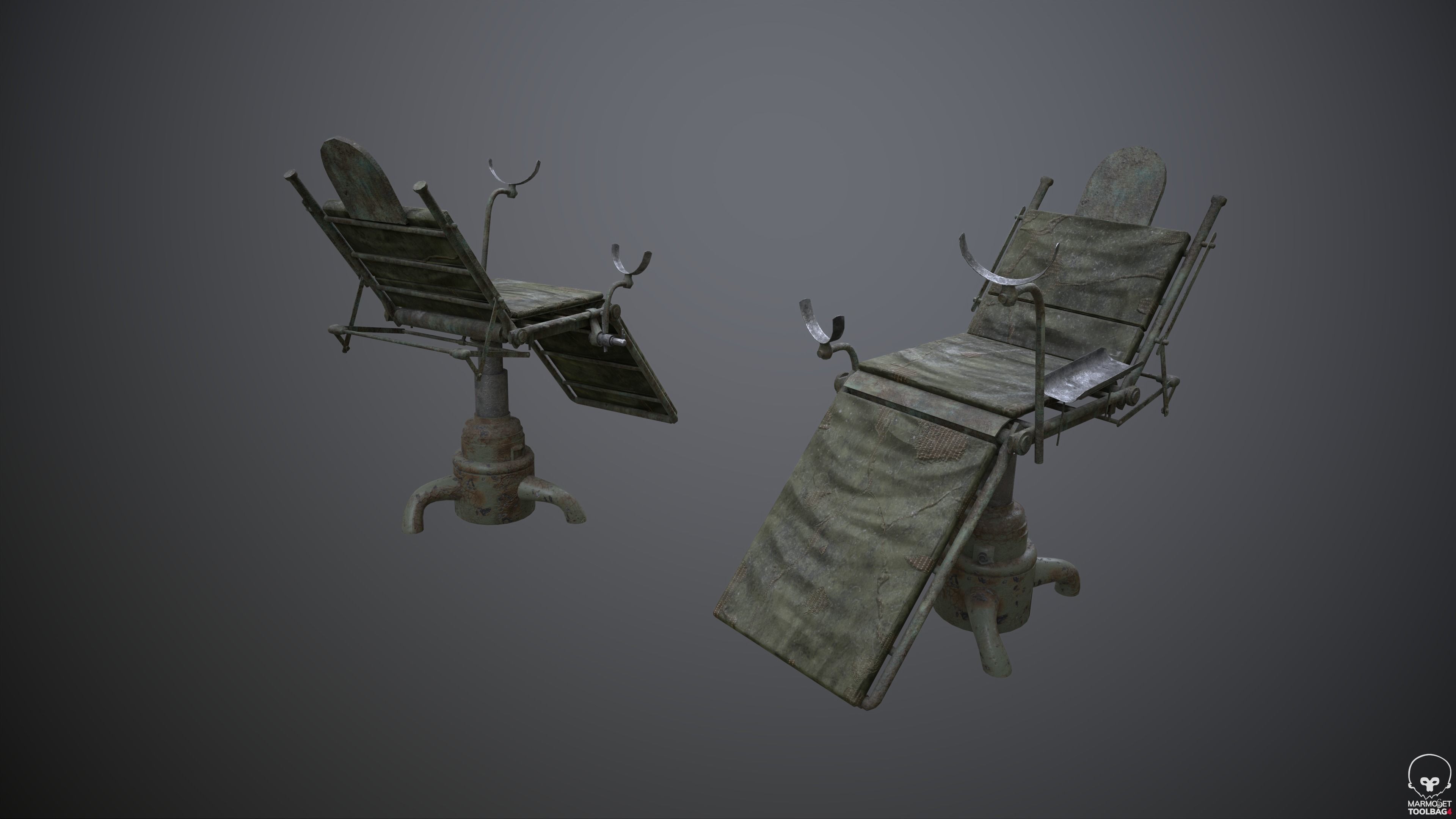 3D model Old Asylum Bed VR / AR / low-poly | CGTrader