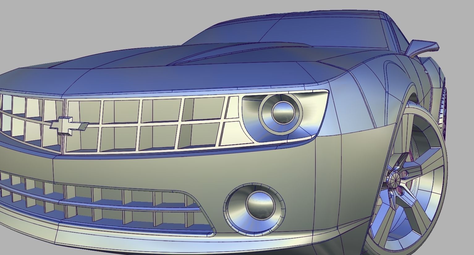 Chevrolet Camaro 2010 3D Model HIGH POLY 3D model | CGTrader