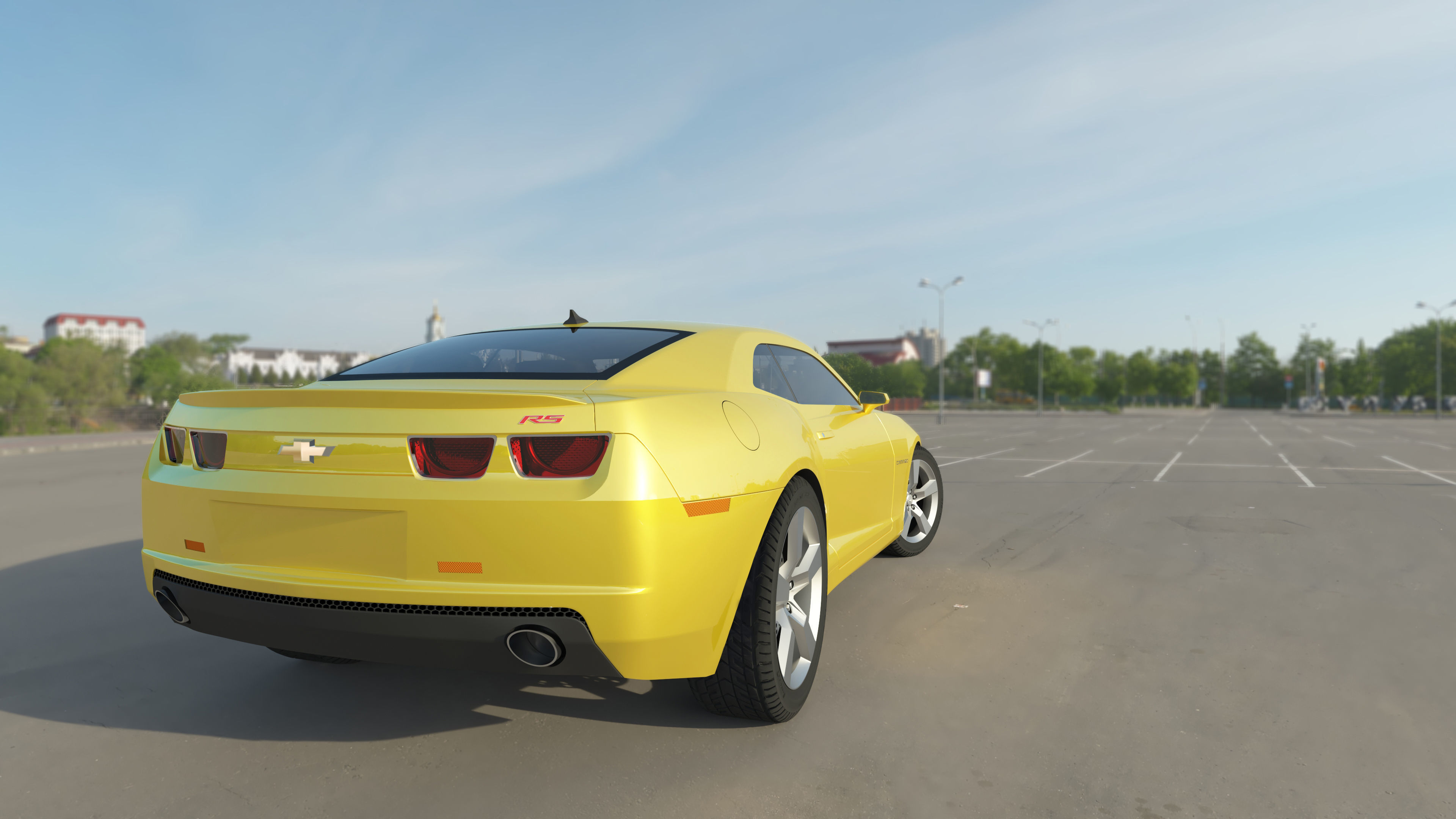 Chevrolet Camaro 2010 3D Model HIGH POLY 3D model | CGTrader