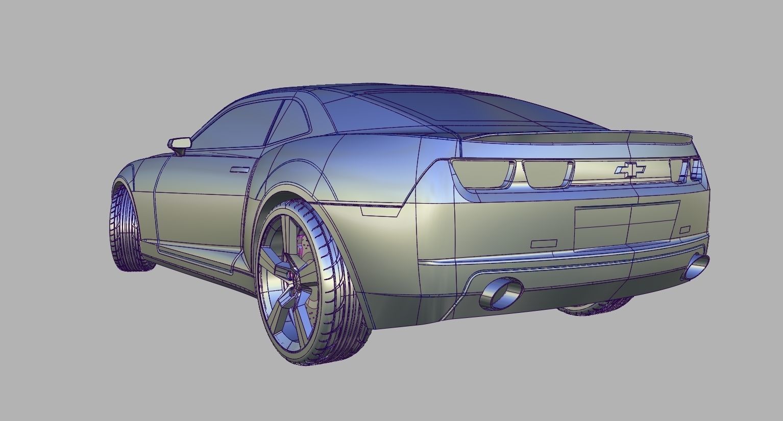 Chevrolet Camaro 2010 3D Model HIGH POLY 3D model | CGTrader