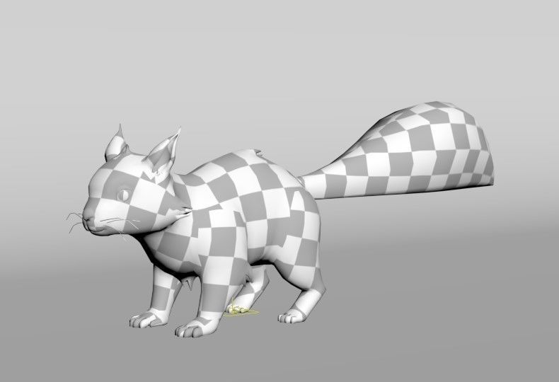 3D model Squirrel VR / AR / low-poly | CGTrader