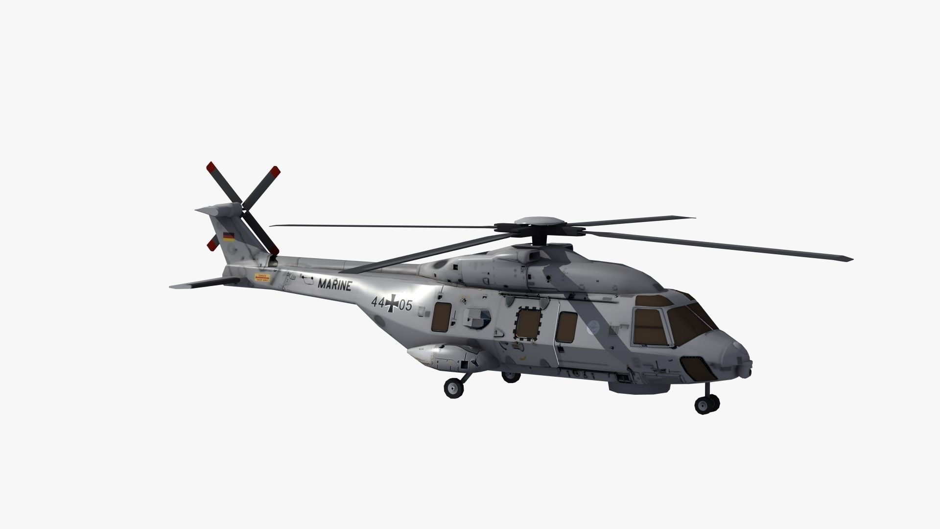 3D model NH90 Helicopter LD1 VR / AR / low-poly | CGTrader
