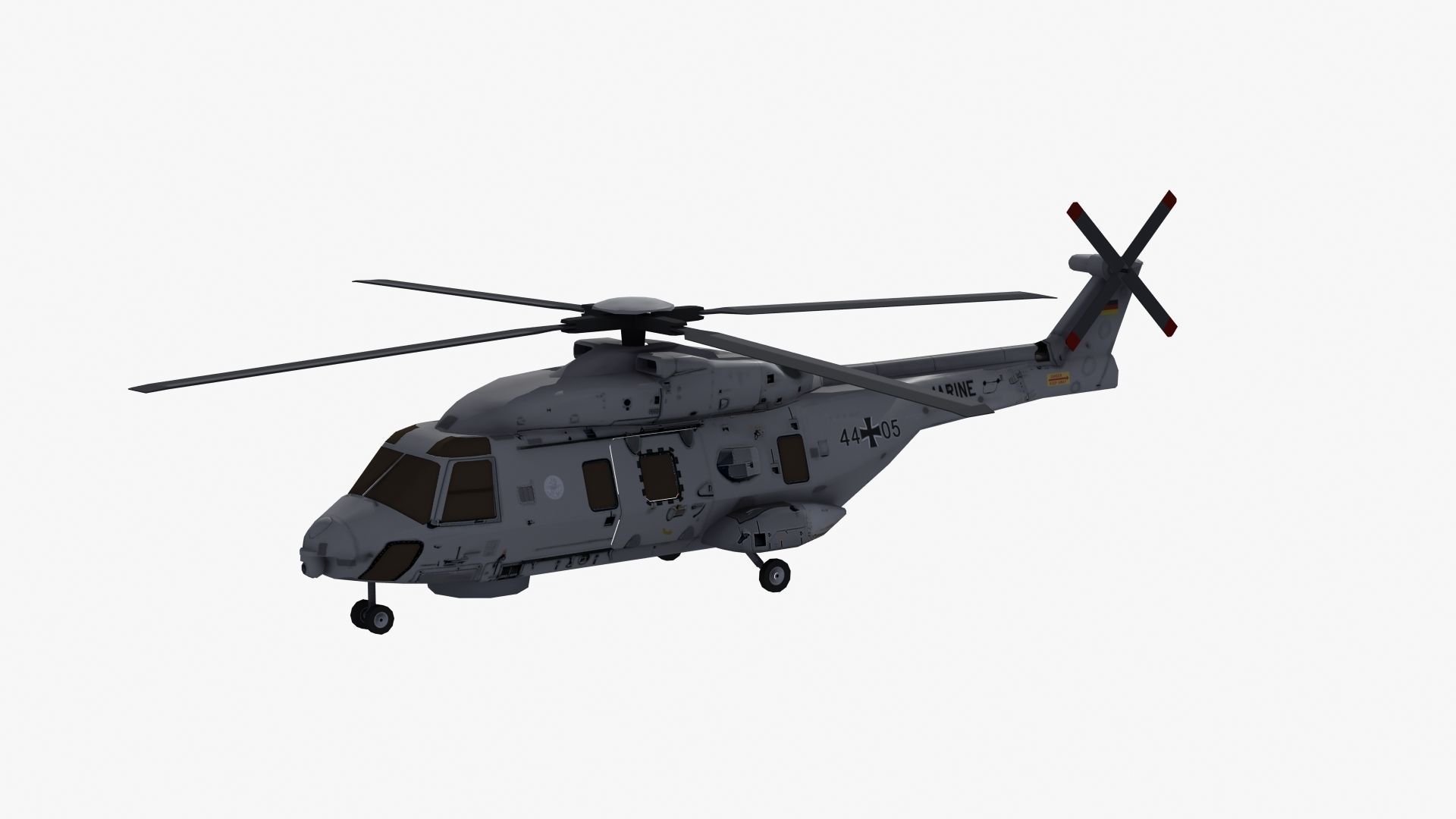 3D model NH90 Helicopter LD1 VR / AR / low-poly | CGTrader