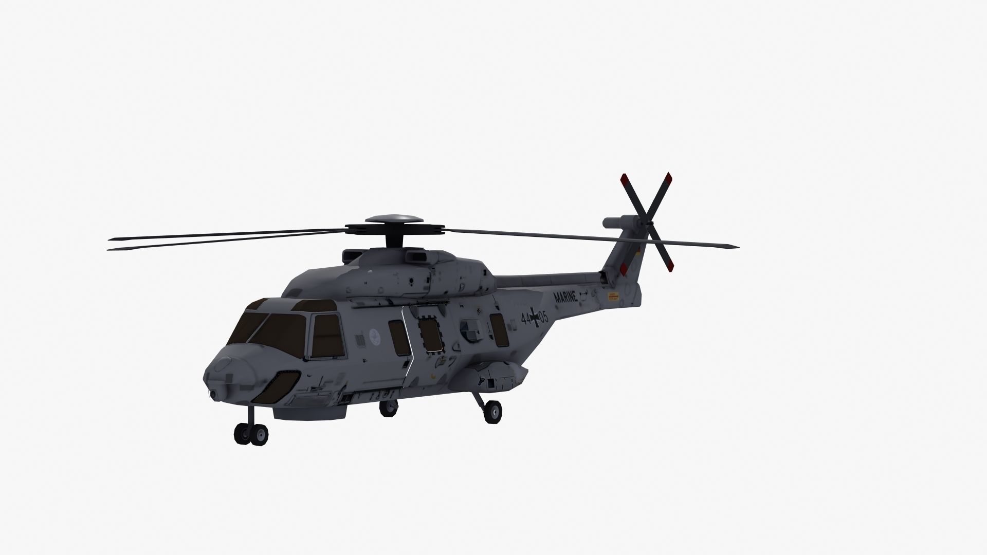 3D model NH90 Helicopter LD1 VR / AR / low-poly | CGTrader