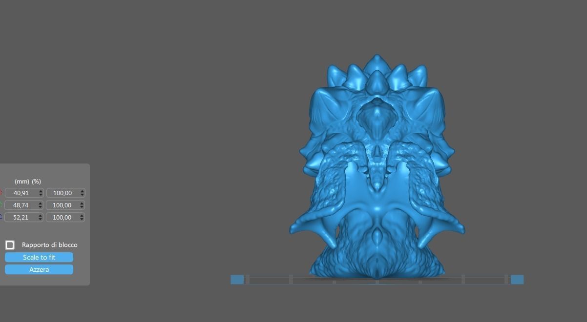 drake chibi cute white dragon blue eyes 3D model | CGTrader