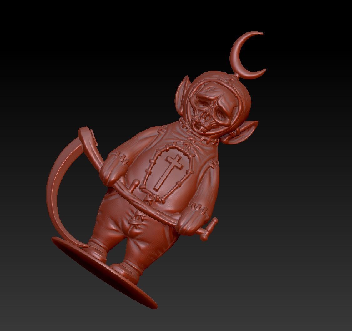 Evil teletubby 3D model | CGTrader
