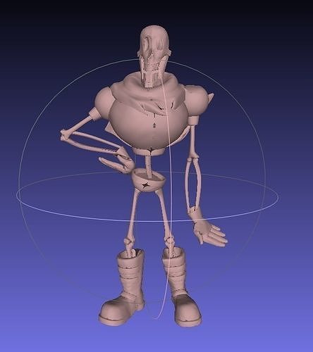 Papyrus Undertale Character 3D print model 3D model 3D printable | CGTrader