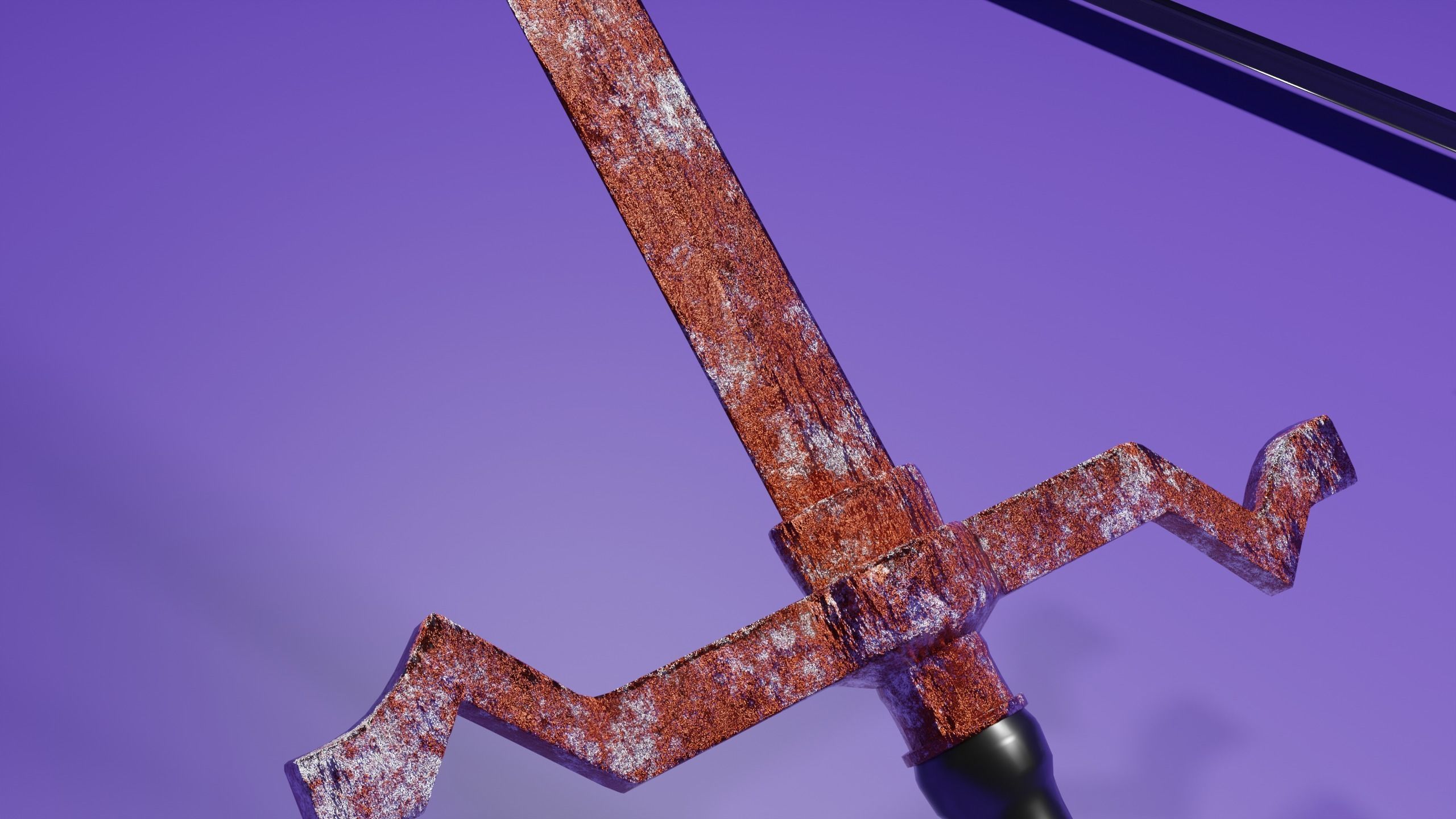 3D model Silver sword and rusty sword VR / AR / low-poly | CGTrader