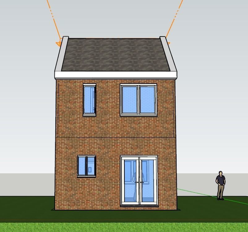 Basic Row house 3D model | CGTrader
