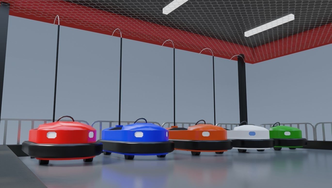 3D model Beat Cart - Amusement Park - Parque de Diversoes VR / AR / low ...