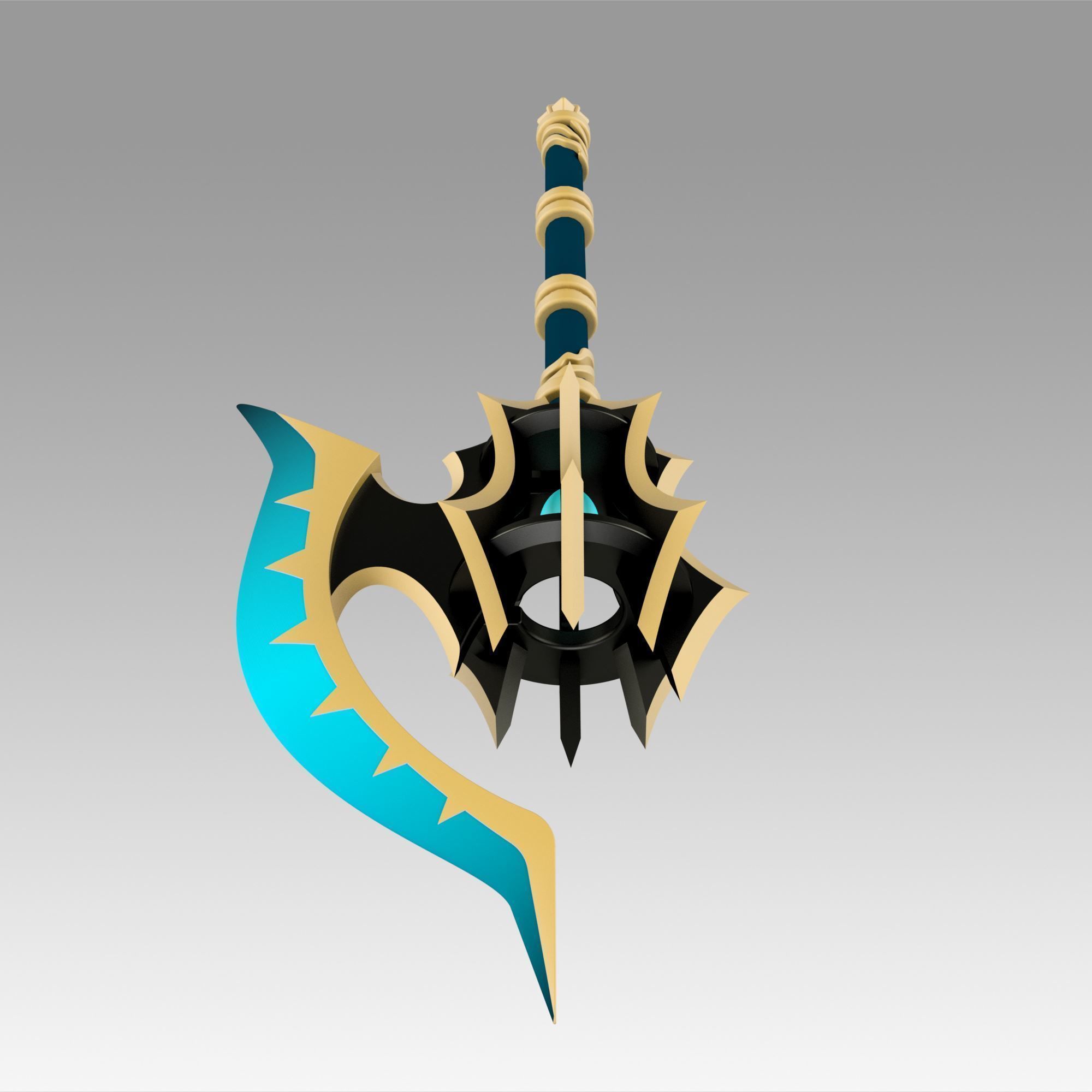 Fate Grand Order Berserker Darius III Two Hatchets 3D model 3D ...