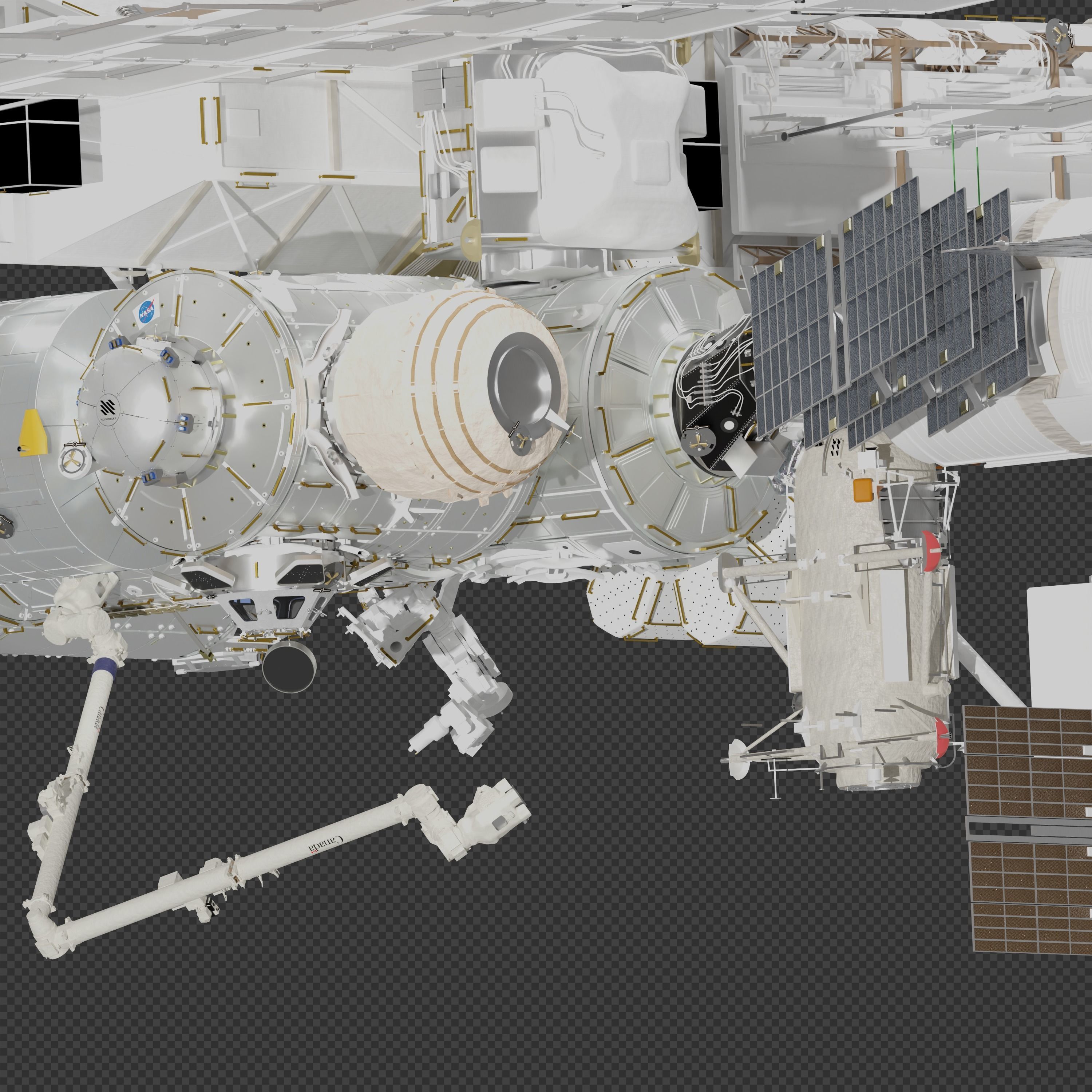 International Space Station 3D model | CGTrader