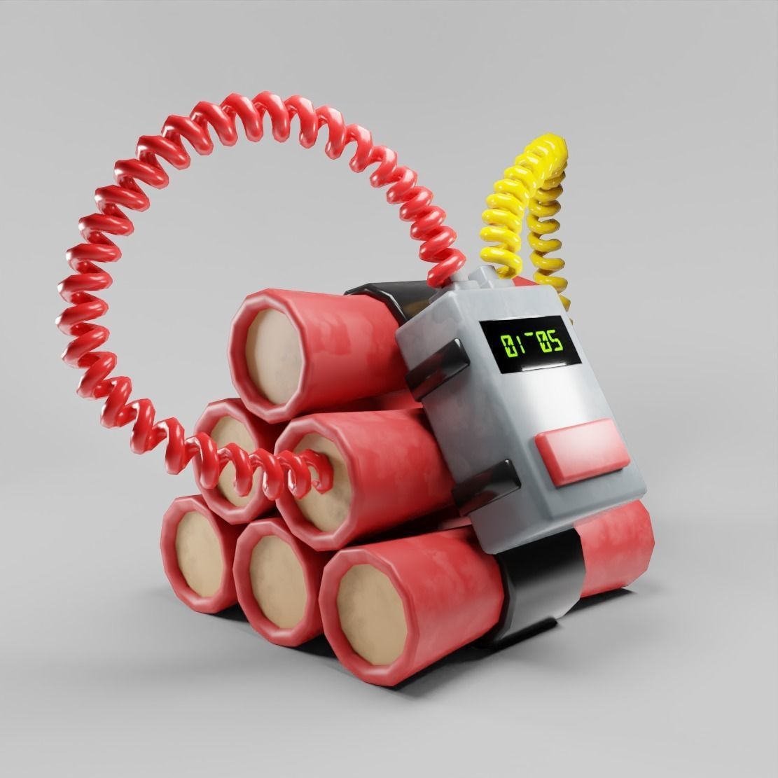 3D model TNT prop VR / AR / low-poly | CGTrader