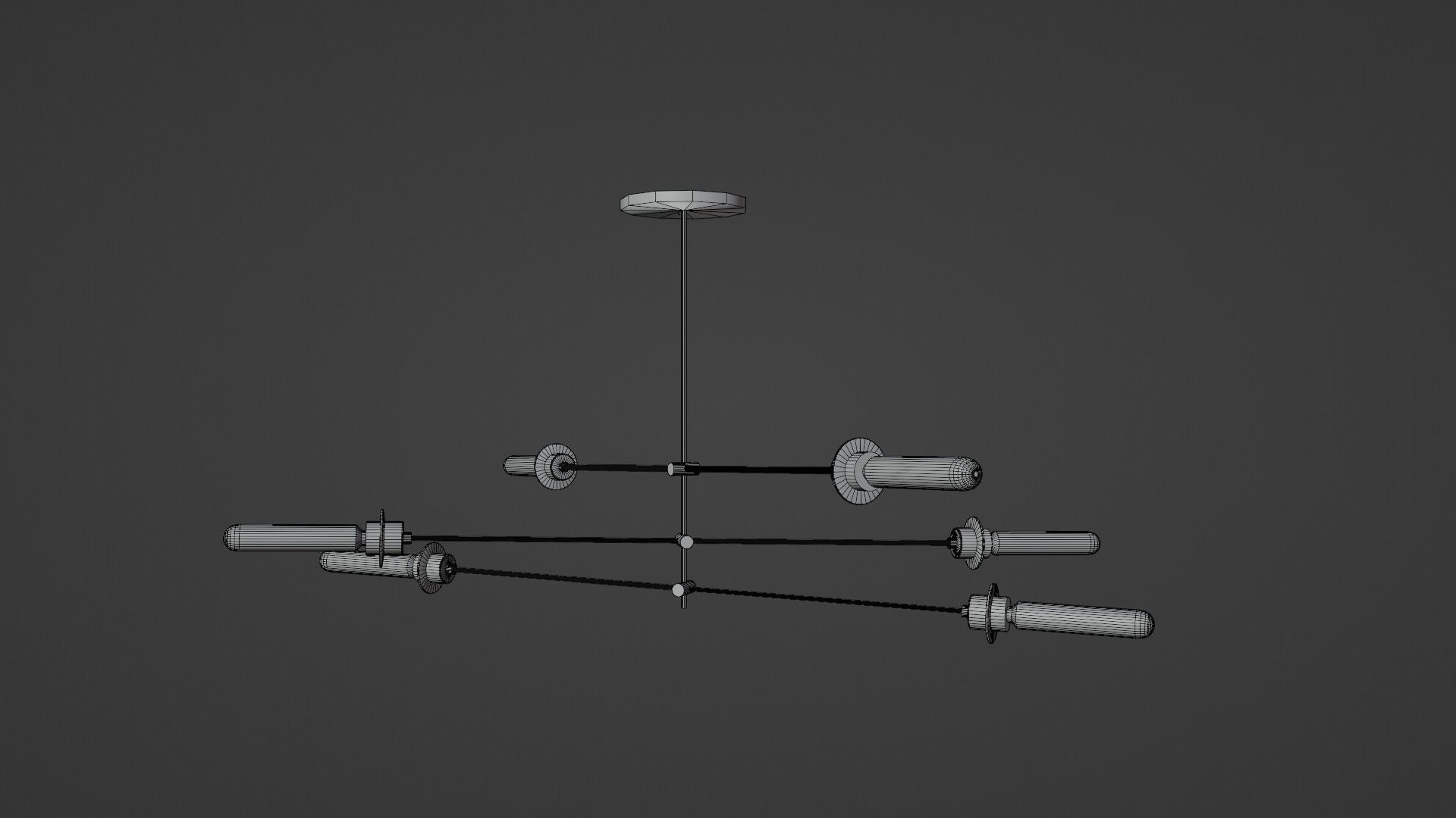 3D model chandelier VR / AR / low-poly | CGTrader