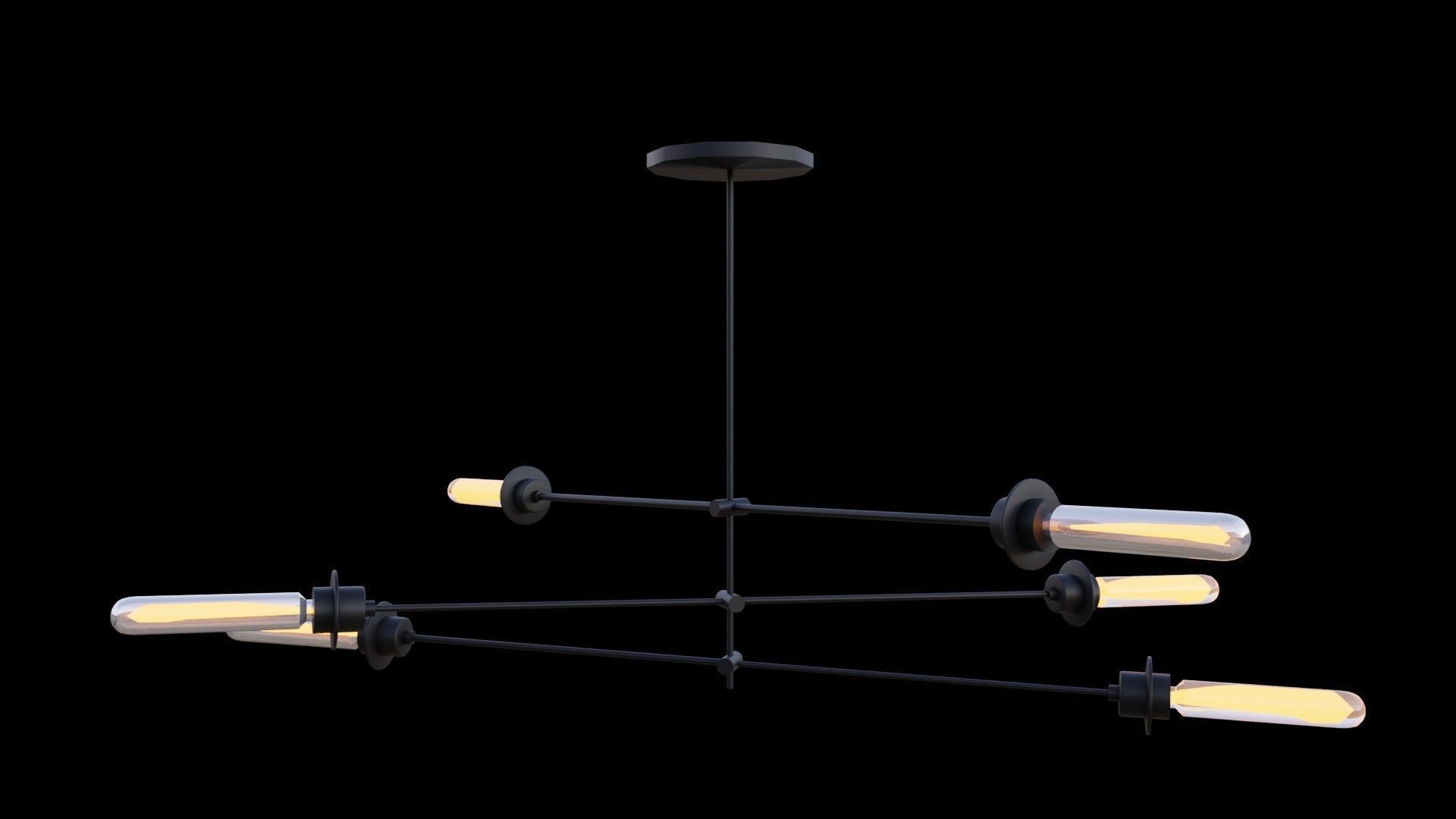 3D model chandelier VR / AR / low-poly | CGTrader