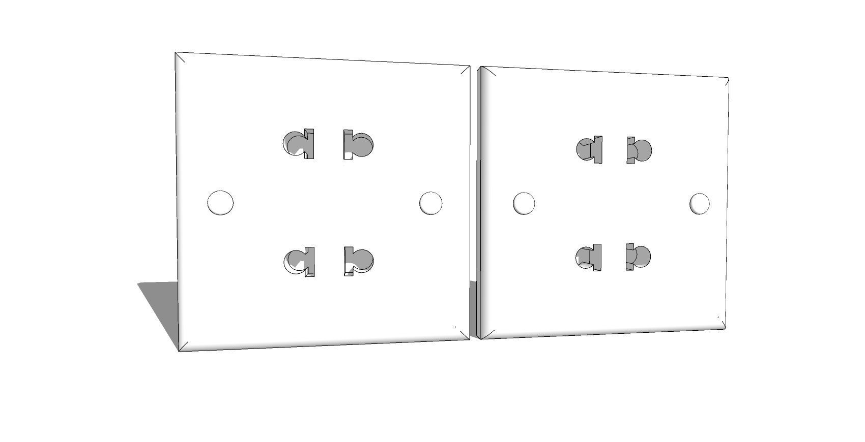 Switch socket 3D model | CGTrader