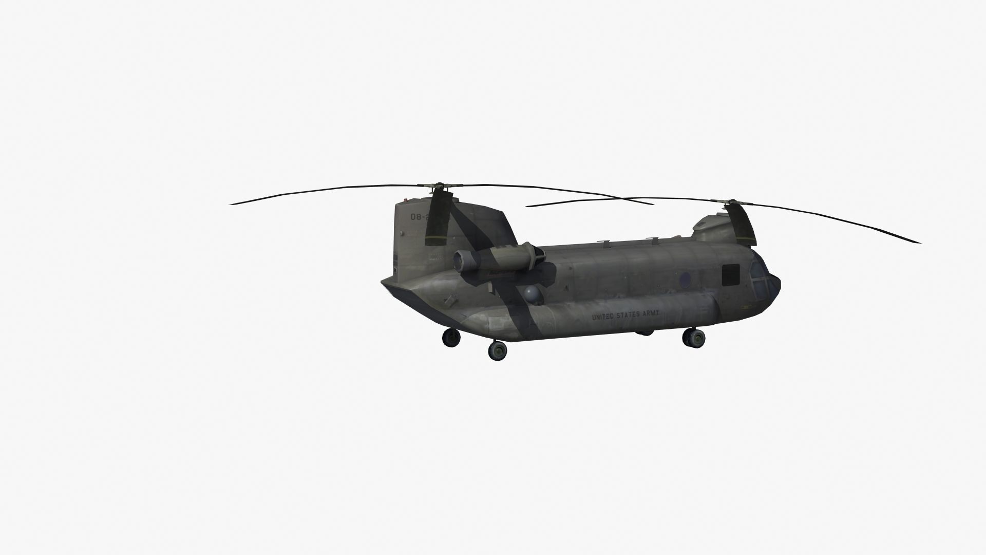 3D model CH47 Chinook Helicopter LD1 VR / AR / low-poly | CGTrader