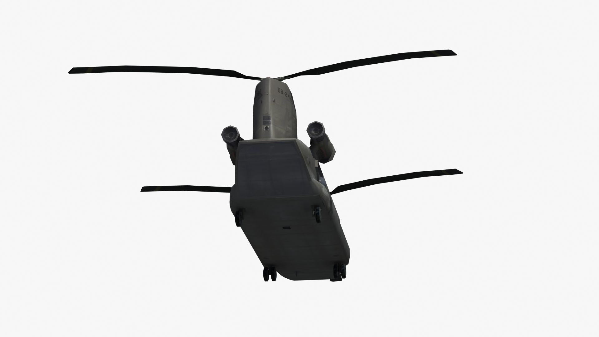 3D model CH47 Chinook Helicopter LD1 VR / AR / low-poly | CGTrader