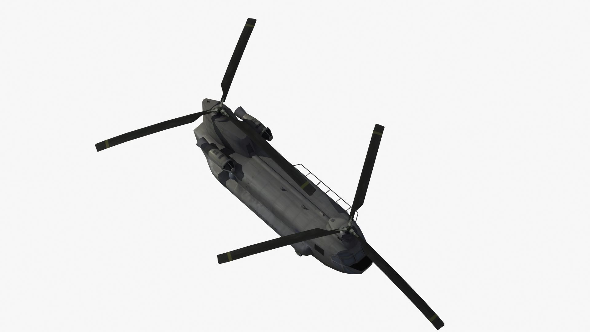 3D model CH47 Chinook Helicopter LD1 VR / AR / low-poly | CGTrader