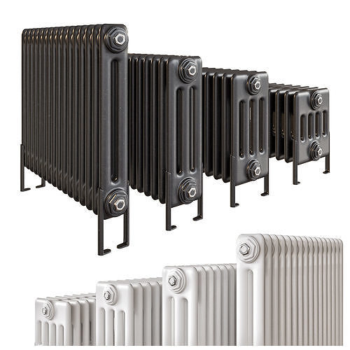 Multisec Column Radiator 3D model | CGTrader