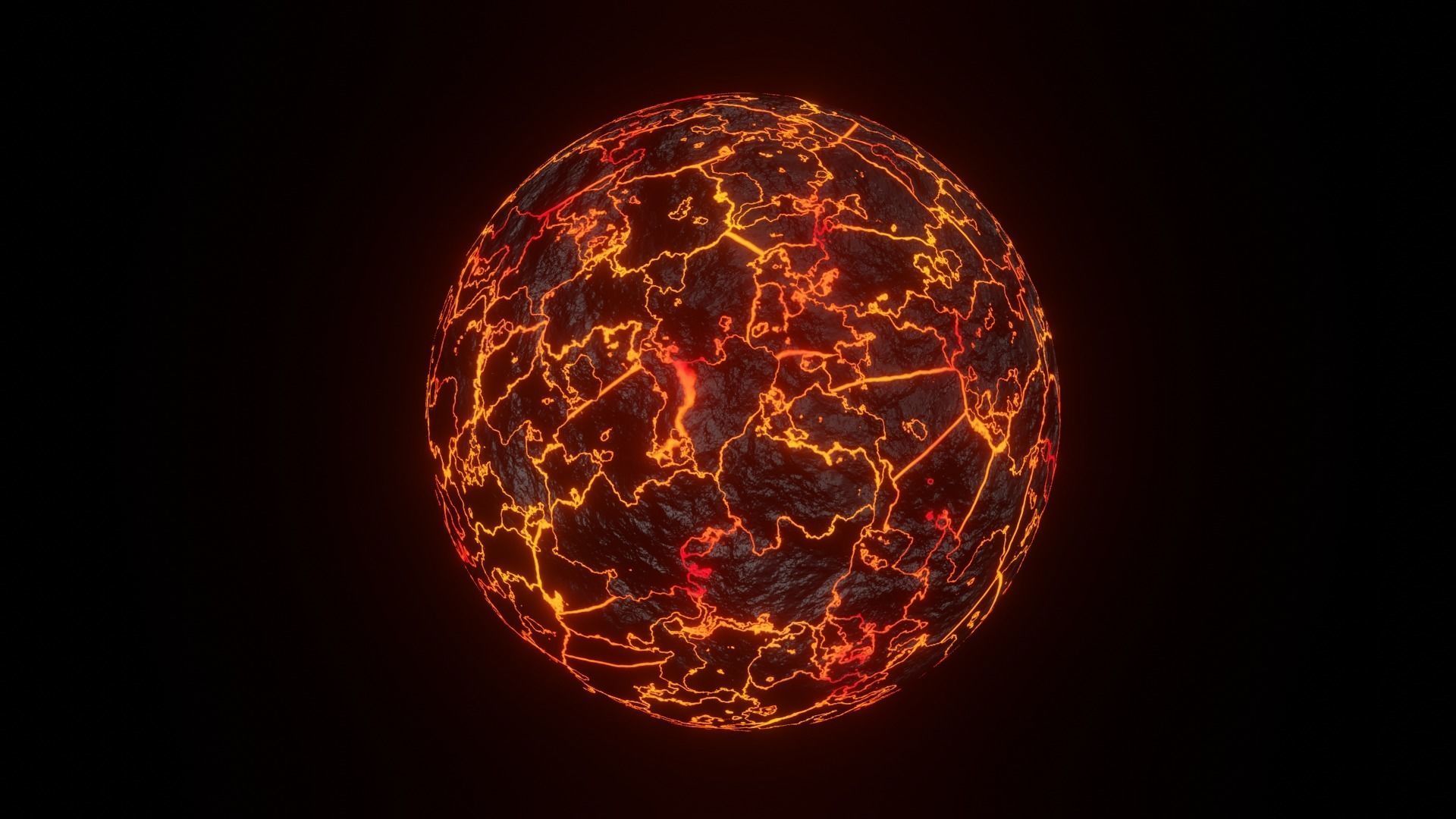 DESTROYED PLANET 3D model animated | CGTrader